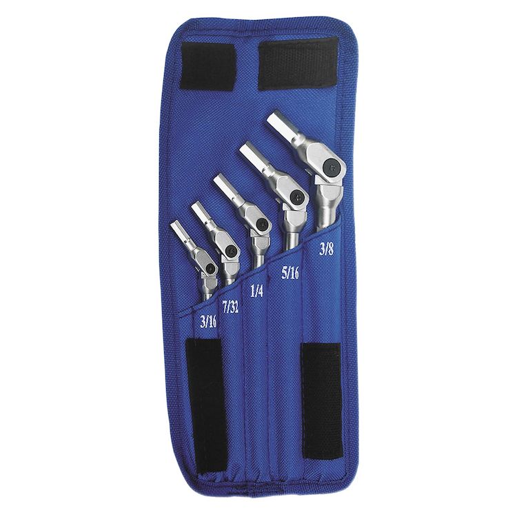 Motion Pro SAE Pivot Hex Wrench Set - RevZilla