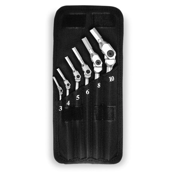 Motion Pro Metric Hex Pivot Wrench Set - RevZilla