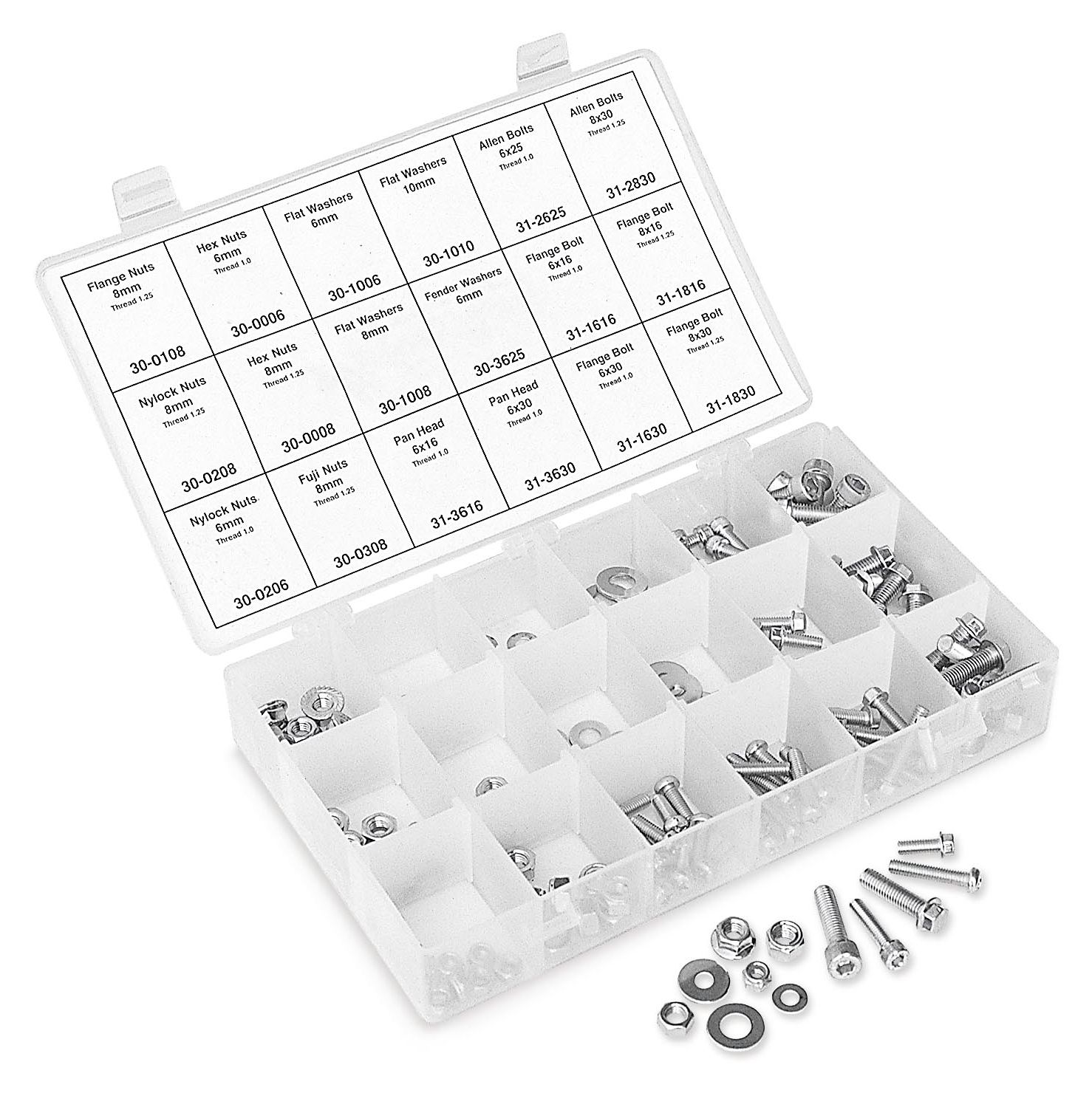 Motion Pro Metric Hardware Kit 180 Piece - RevZilla
