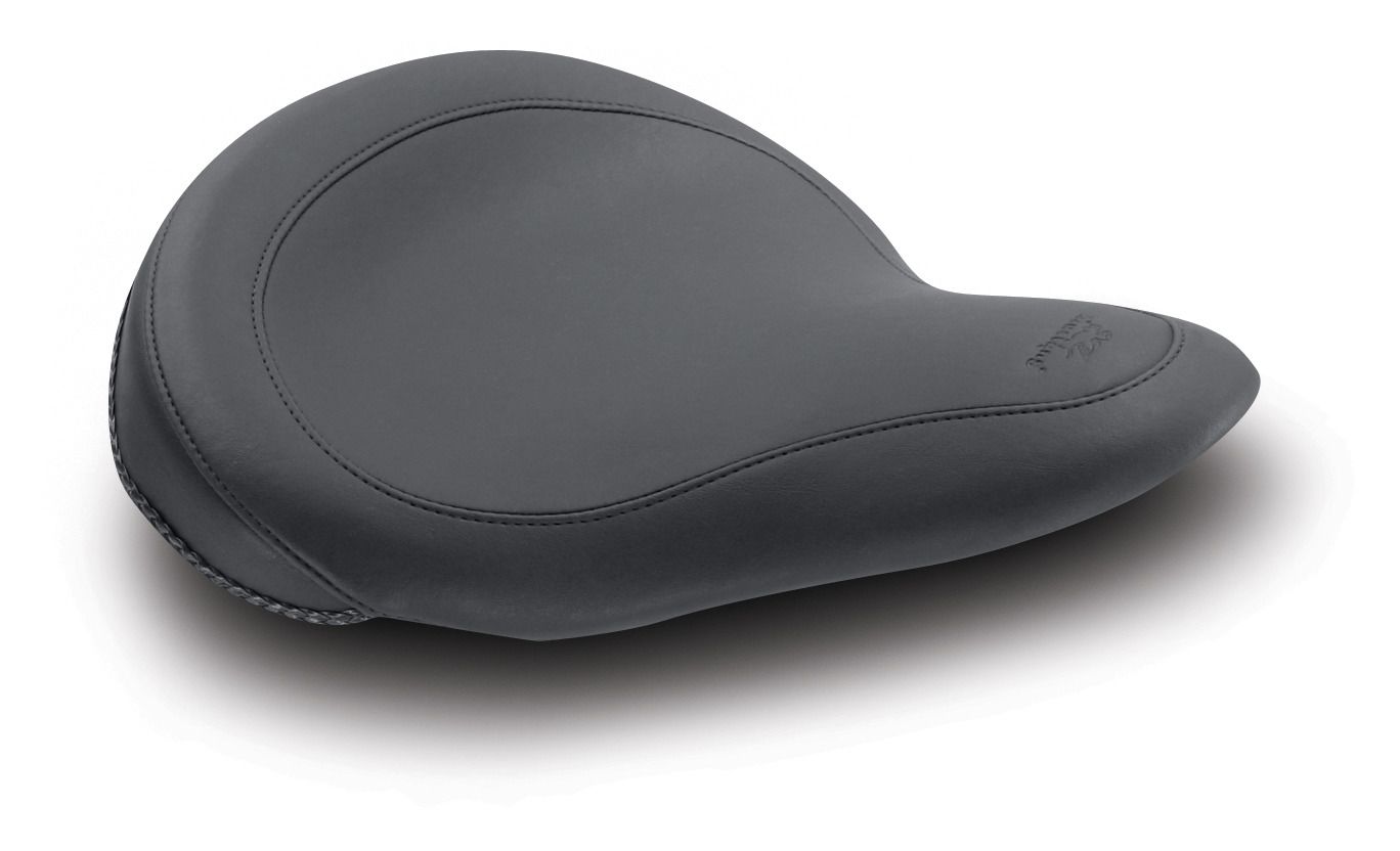 Mustang Cyclone Solo Seat For Harley - RevZilla