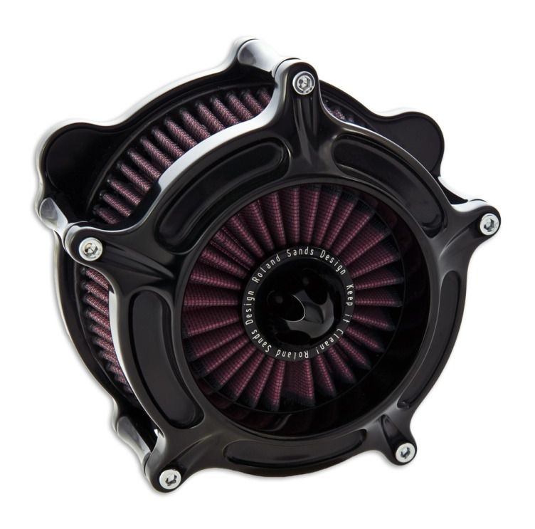 Roland Sands Turbine Series Air Cleaner Faceplate - RevZilla