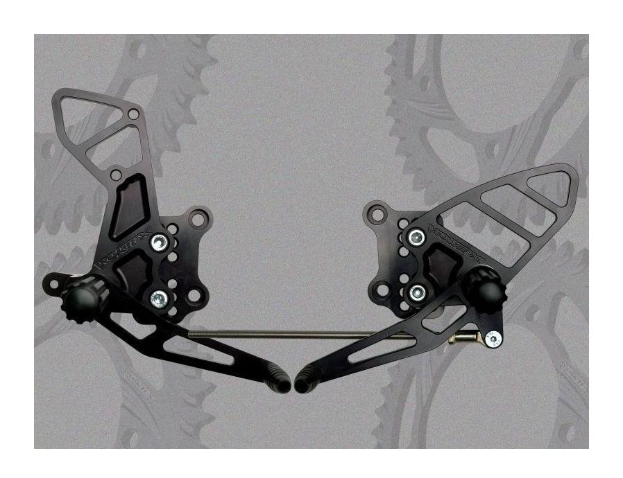 Vortex Adjustable Rearsets Suzuki GSXR600 / GSXR750 / GSXR1000 | 10% ...