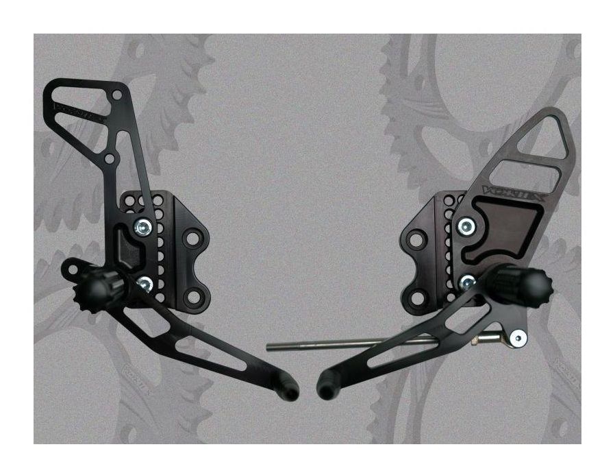 Vortex Adjustable Rearsets Suzuki GSXR 1000 2005-2006 | 10% ($48.39 ...