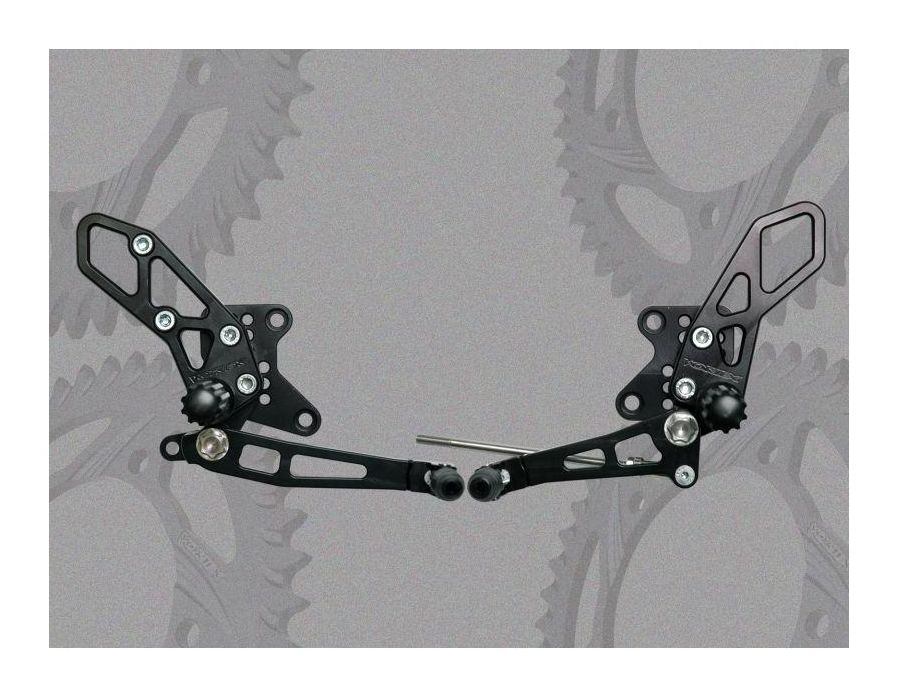 Vortex Adjustable Rearsets Kawasaki Ninja 300 / 250R - RevZilla