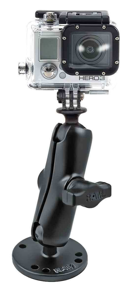 RAM Mounts Round Base GoPro Kit | 20% ($4.80) Off! - RevZilla