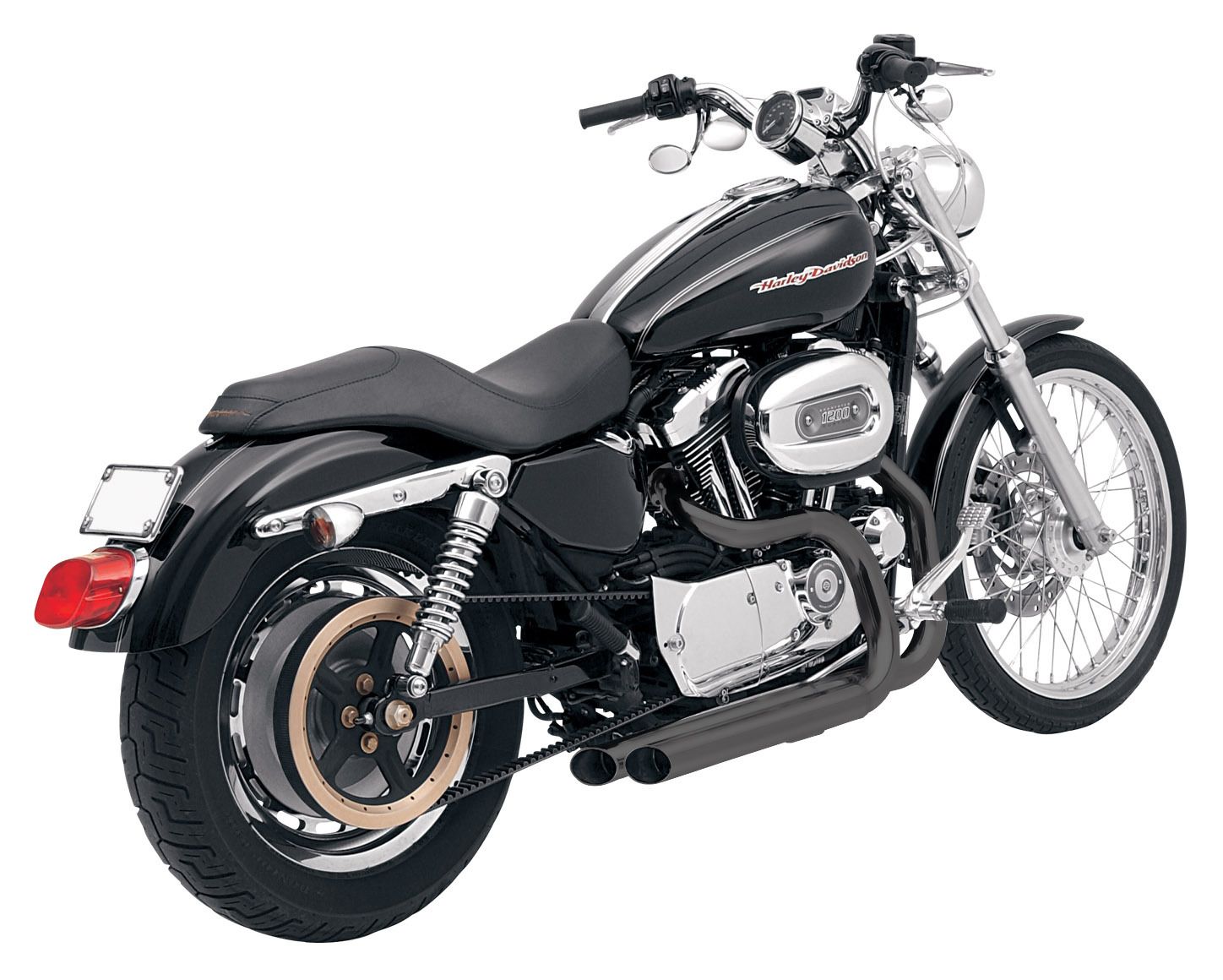 Bassani Pro-Street Exhaust System For Harley Sportster '04-'13 - RevZilla