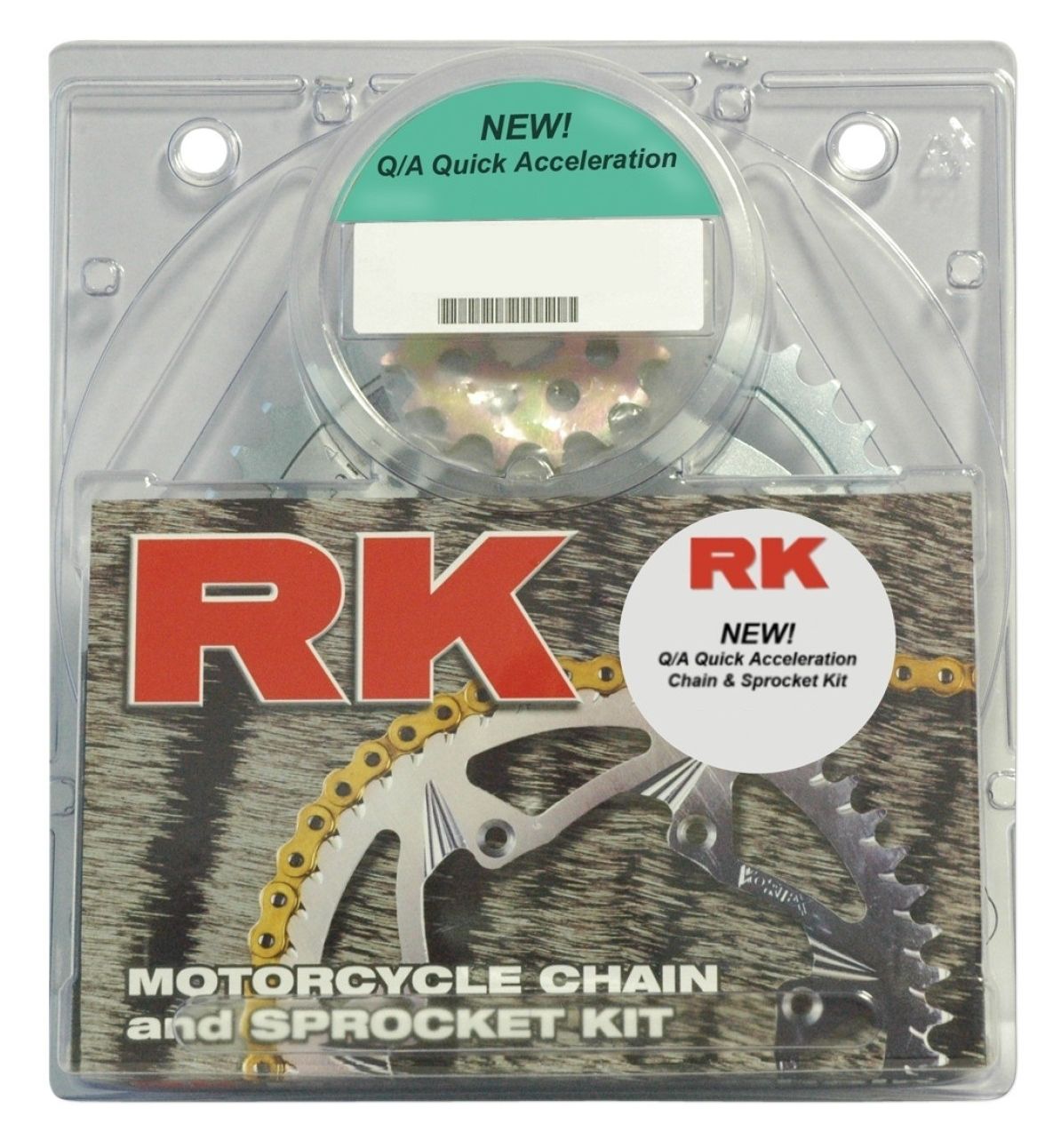 RK Quick Acceleration Chain & Sprocket Kit Yamaha R1 1998-2003 - RevZilla