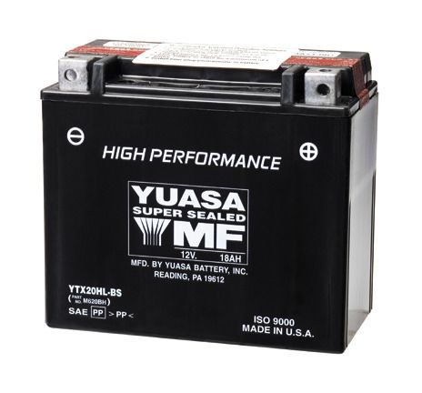Yuasa YTX20HL-BS-PW High Performance AGM Battery | 10% ($15.99) Off ...