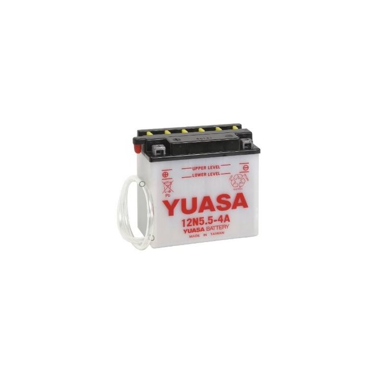 Yuasa 12N5.5-4A Conventional Battery | 10% ($10.09) Off! - RevZilla