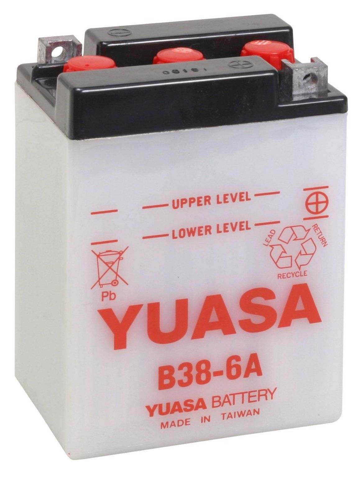 Yuasa B38-6A Conventional Battery - RevZilla