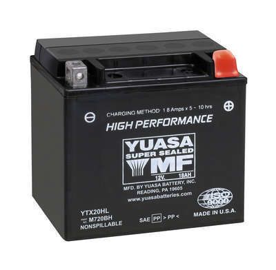 Yuasa Factory Activated AGM High Performance Battery | 6% ($16.60) Off! - RevZilla