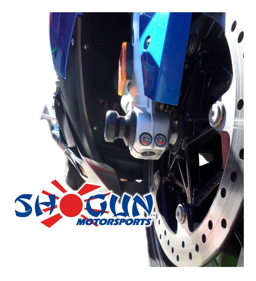 Shogun Front Axle Sliders Ducati Monster 696 / 796 / 1100 - RevZilla