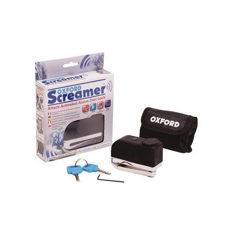 Oxford Screamer Alarm Disc Lock - RevZilla