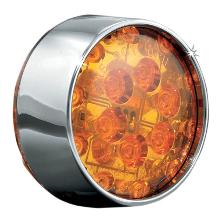 Kuryakyn LED Front Bullet Turn Signal Conversion Kit For Harley 2000 ...