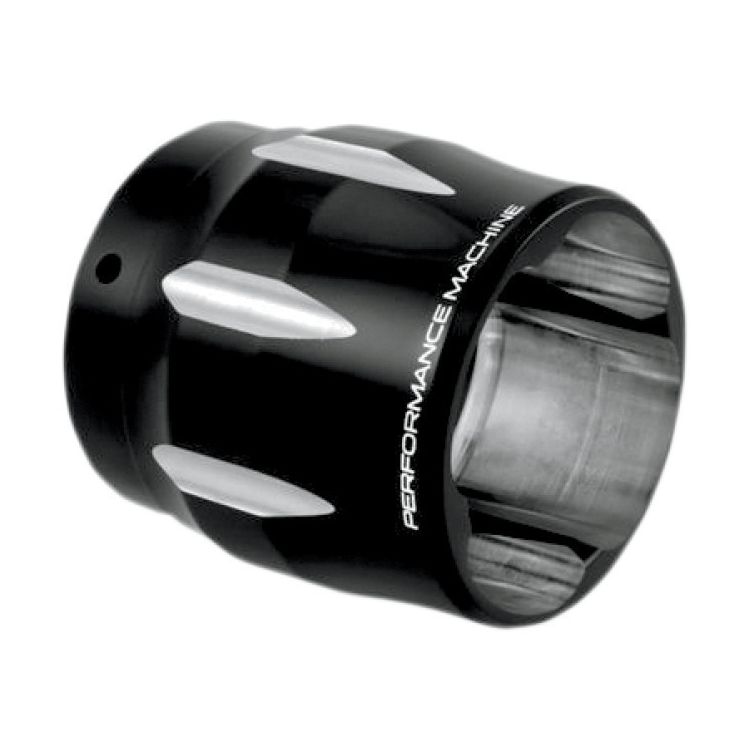 Performance Machine Sweep End Cap For Bassani Megaphone Exhaust - RevZilla