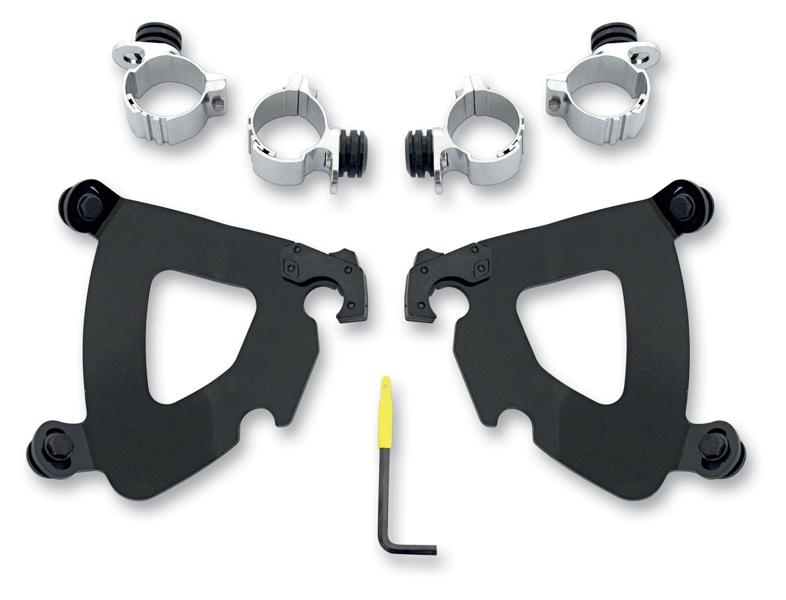 Memphis Shades Gauntlet Fairing Trigger-Lock Mount Kit For Harley ...