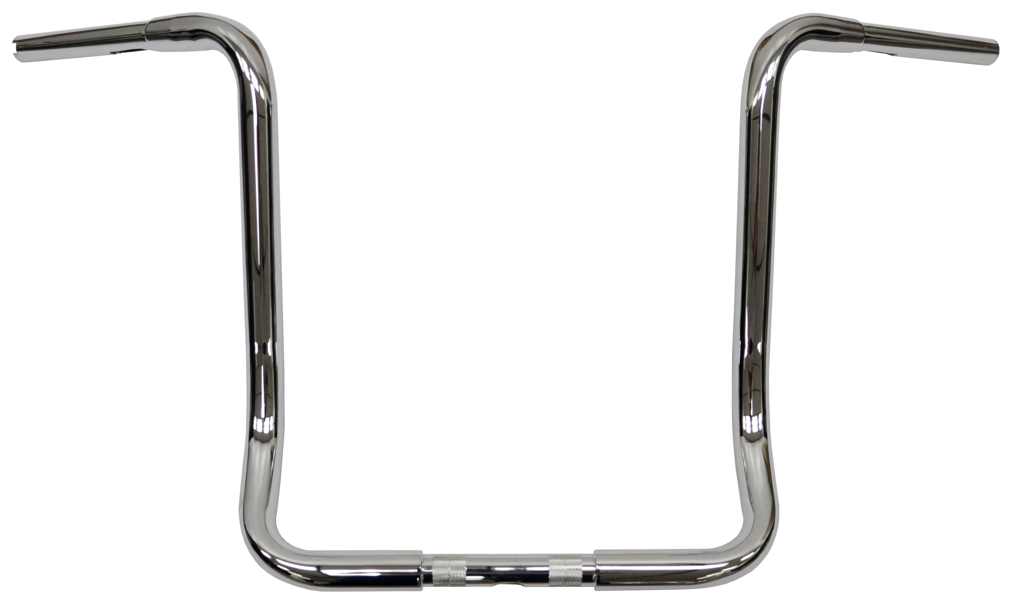 LA CHOPPERS LA-7321-10 Chrome 11/4inch Touring Ape Hanger Handle Bar ...