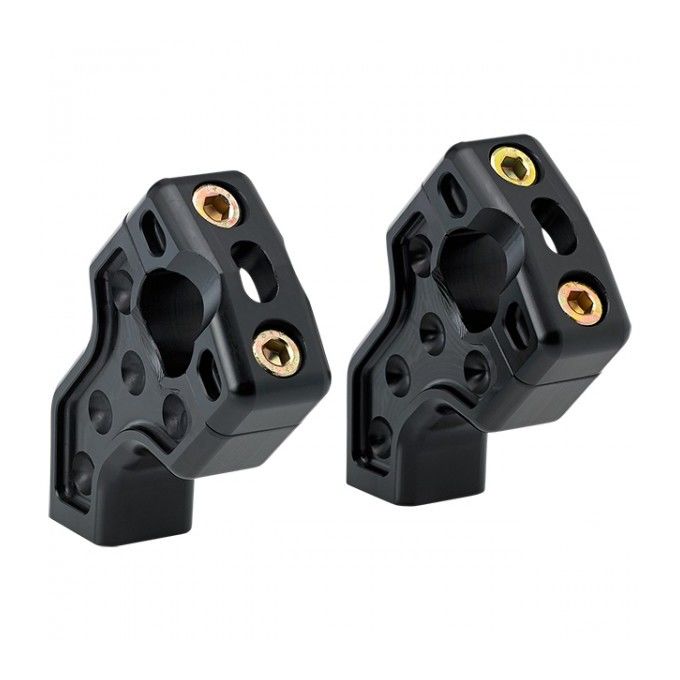 Joker Machine Dual Pullback Handlebar Risers For Harley - RevZilla