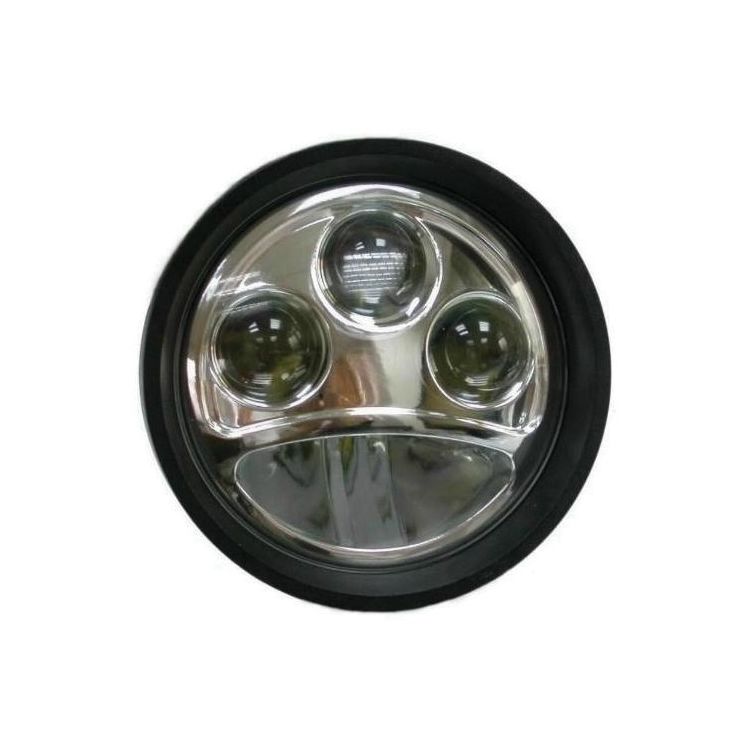 Custom Chrome 5 3/4" LED Headlight Insert | 5% ($15.00) Off! - RevZilla