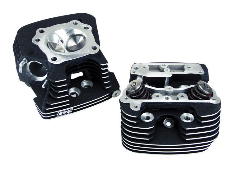 S&S Cycle Super Stock Cylinder Heads For Harley Twin Cam - RevZilla