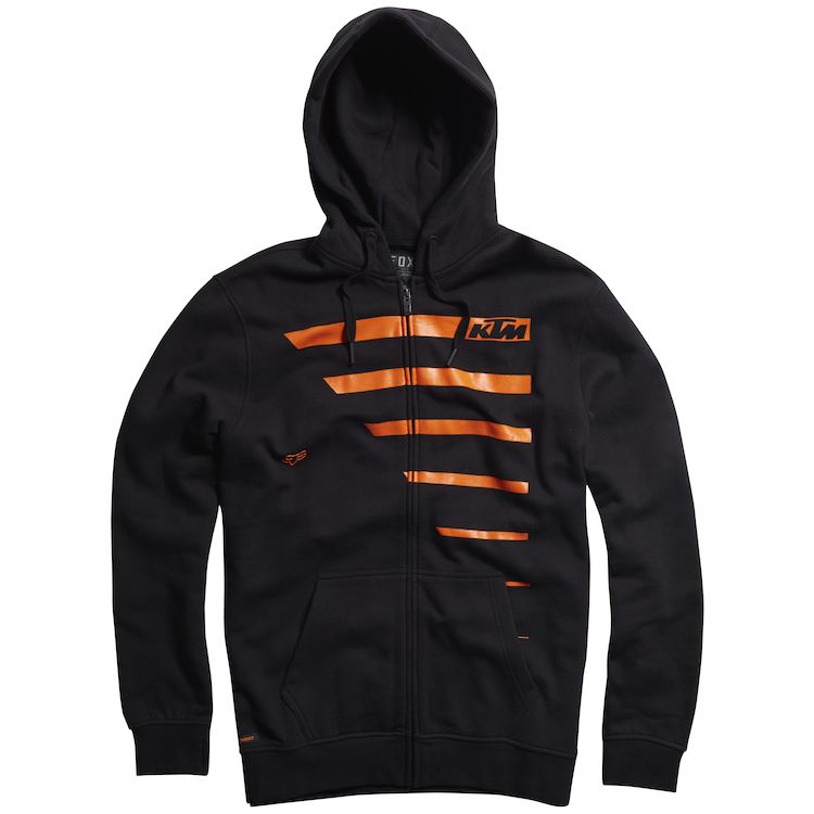 Fox Racing KTM Race Lines Zip Hoody | 12% ($9.60) Off! - RevZilla