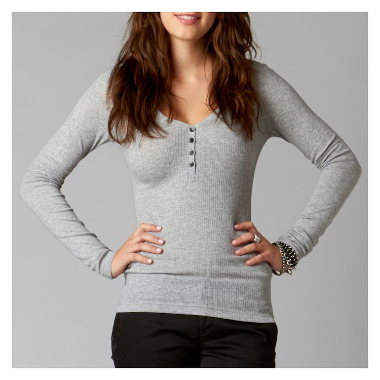 Fox Racing Fortune Henley Women's Shirt | 12% ($4.14) Off! - RevZilla