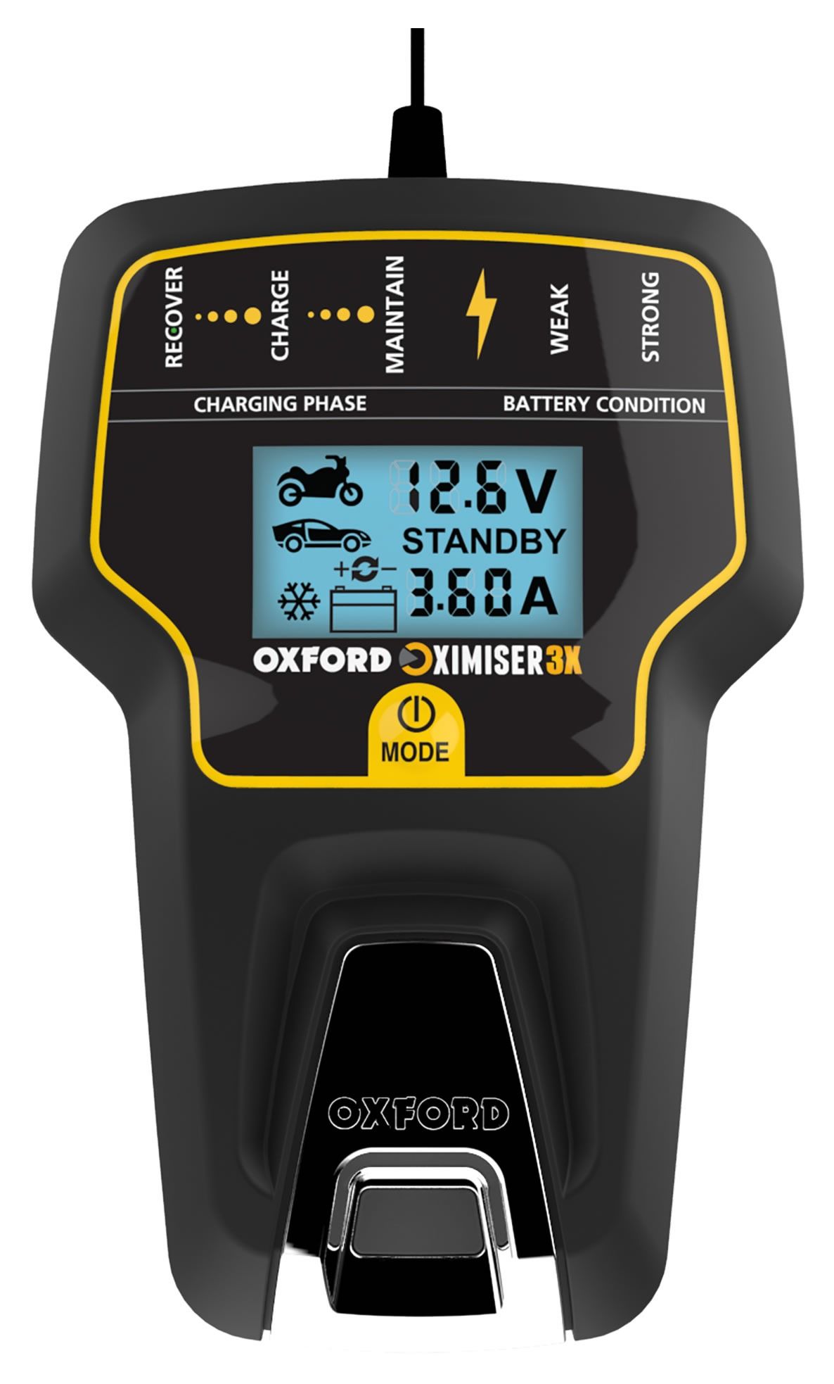 Oxford Oximiser 3X Advanced Battery Management System - RevZilla