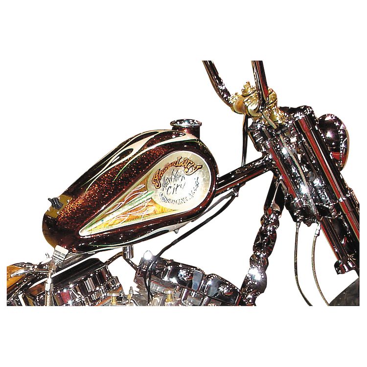 Indian Larry Dished Gas Tank - RevZilla