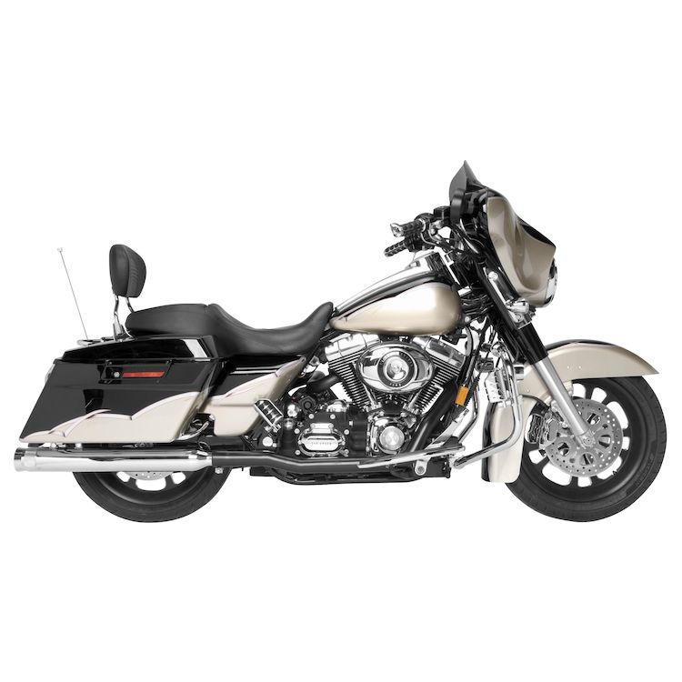 Rush True Dual Headers For Harley Touring 1985-2008 - RevZilla