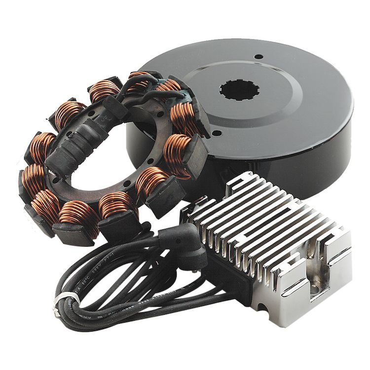 Spyke Super-Duty 32 Amp Complete Charging System For Harley Big Twin ...