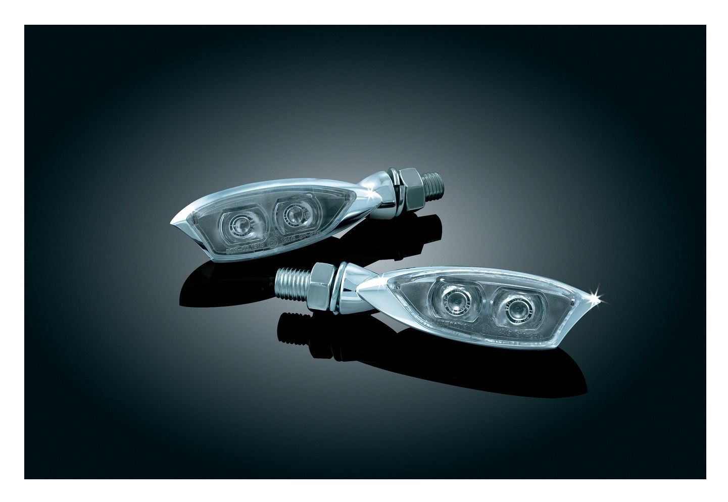 Kuryakyn LED Razor Eyes Mini Turn Signals | 25% ($25.00) Off! - RevZilla