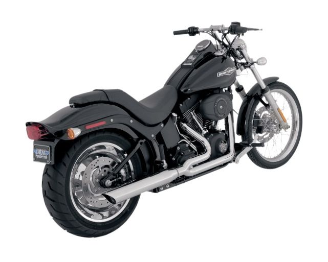 Python 2-Into-1 Exhaust For Harley Softail 1986-2011 - RevZilla