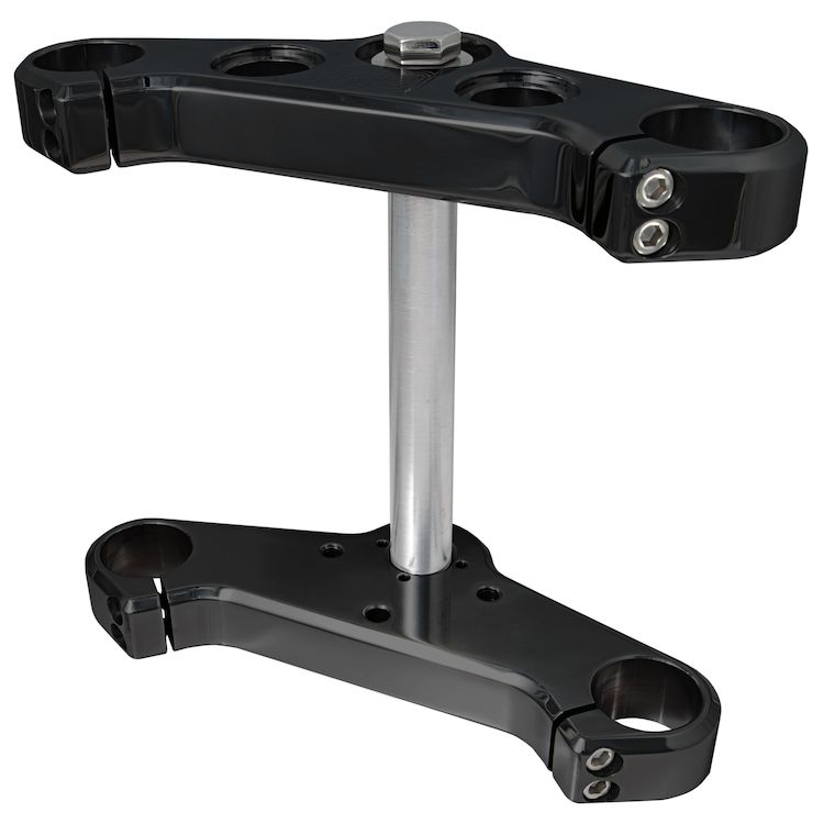 Speed Merchant 39mm Mid Glide Speed Triple Trees For Harley - RevZilla