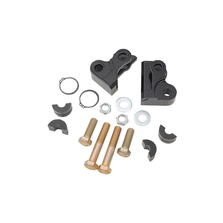 Burly Rear Shock Lowering Kit For Harley Dyna 2000-2001 - RevZilla