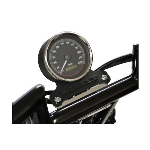 LA Choppers T-Bar Gauge Mount For Harley - RevZilla