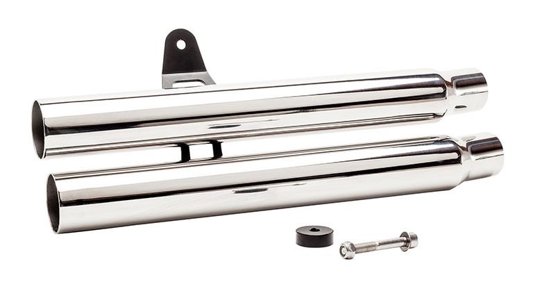 British Customs Shotgun Slip-On Exhaust Triumph Scrambler 900 - RevZilla