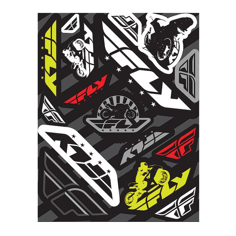 Fly Racing Street Sticker Sheet - RevZilla