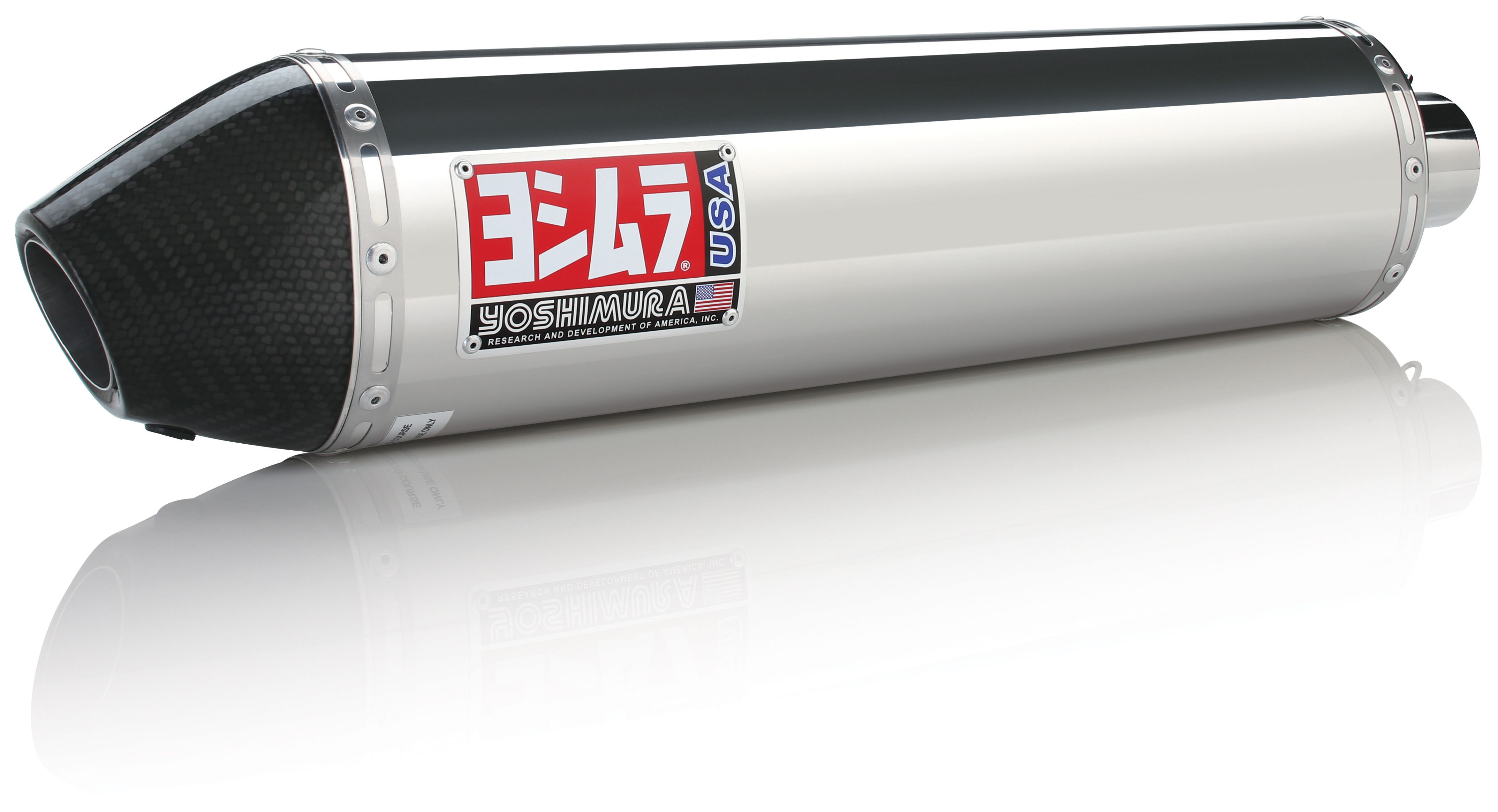 Yoshimura RS-3C Street Slip-On Exhaust Suzuki Hayabusa GSX1300R 2008 ...