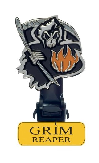 Biker Boot Straps Grim Reaper Straps | 10% ($2.49) Off! - RevZilla