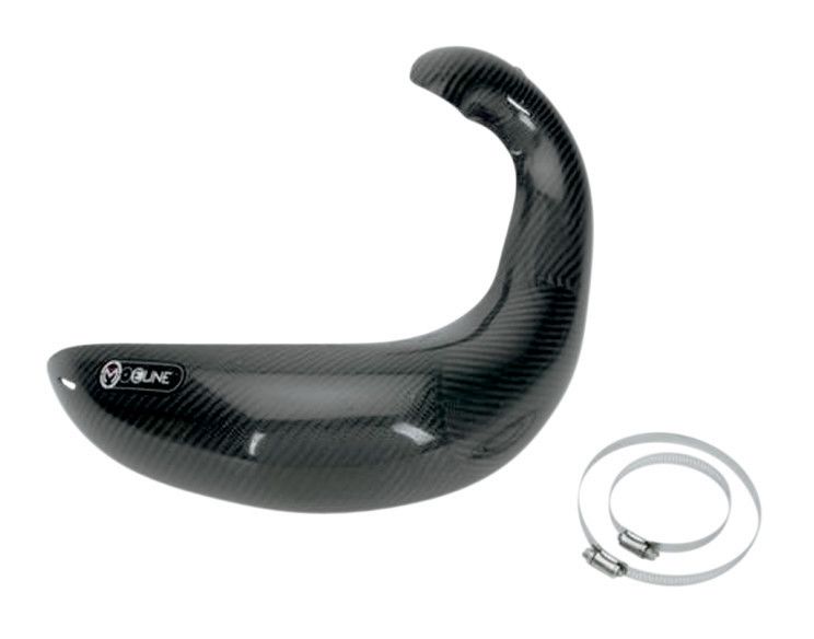 Moose Racing E-Line Carbon Fiber Pipe Guard KTM 250cc-300cc 2004-2010 ...
