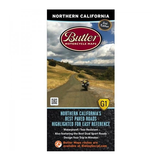Butler Maps Northern California - RevZilla