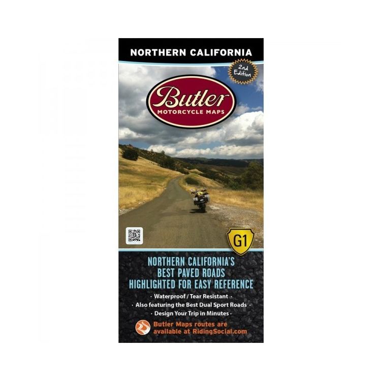 Butler Maps Northern California - RevZilla