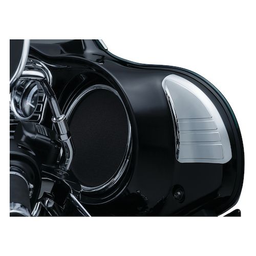 Kuryakyn Tri-Line Inner Fairing Mirror Cover Plates For Harley Touring ...