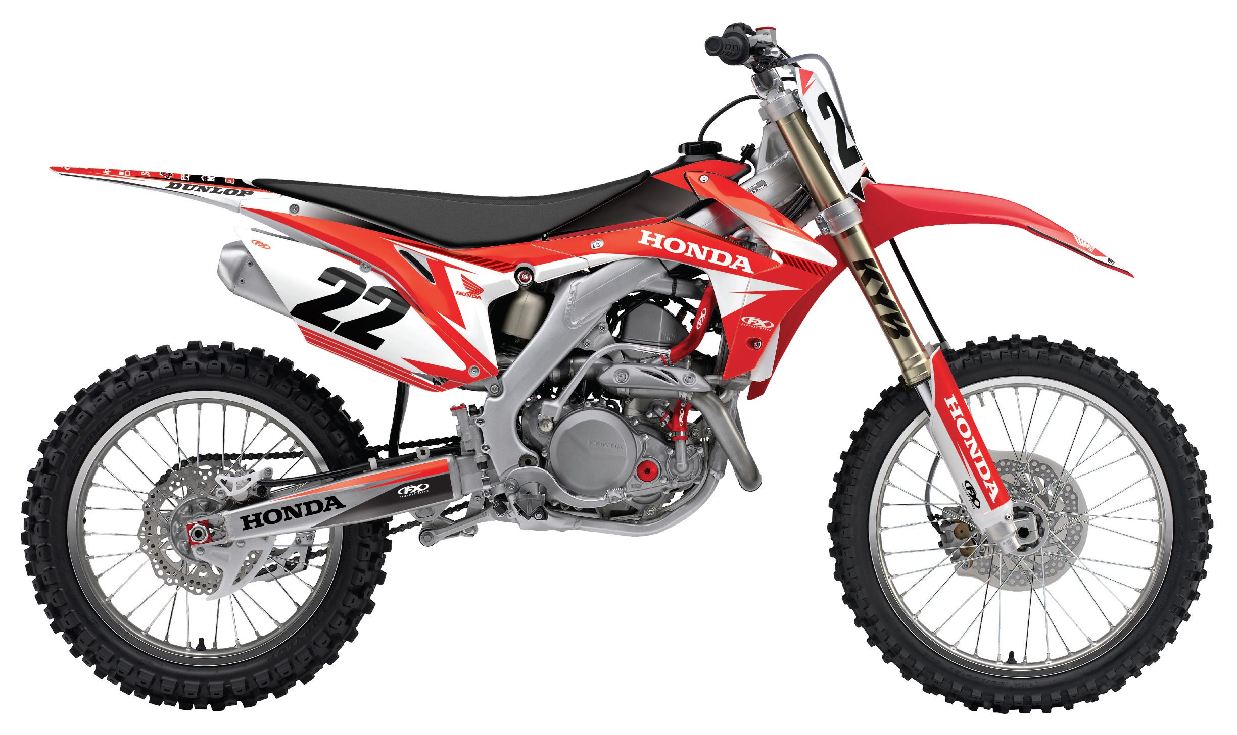 Factory Effex EVO 12 Shroud / Airbox Graphics Kit Honda CR85 2003-2007 ...