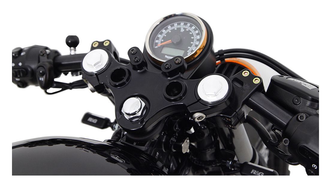 Denali Solo Speedometer Gauge Mount Triumph Thruxton 900 / Bonneville ...