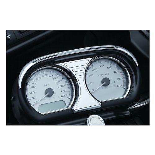 Kuryakyn Tri-Line Speedo / Tach Accent For Harley Road Glide 2015-2018 ...