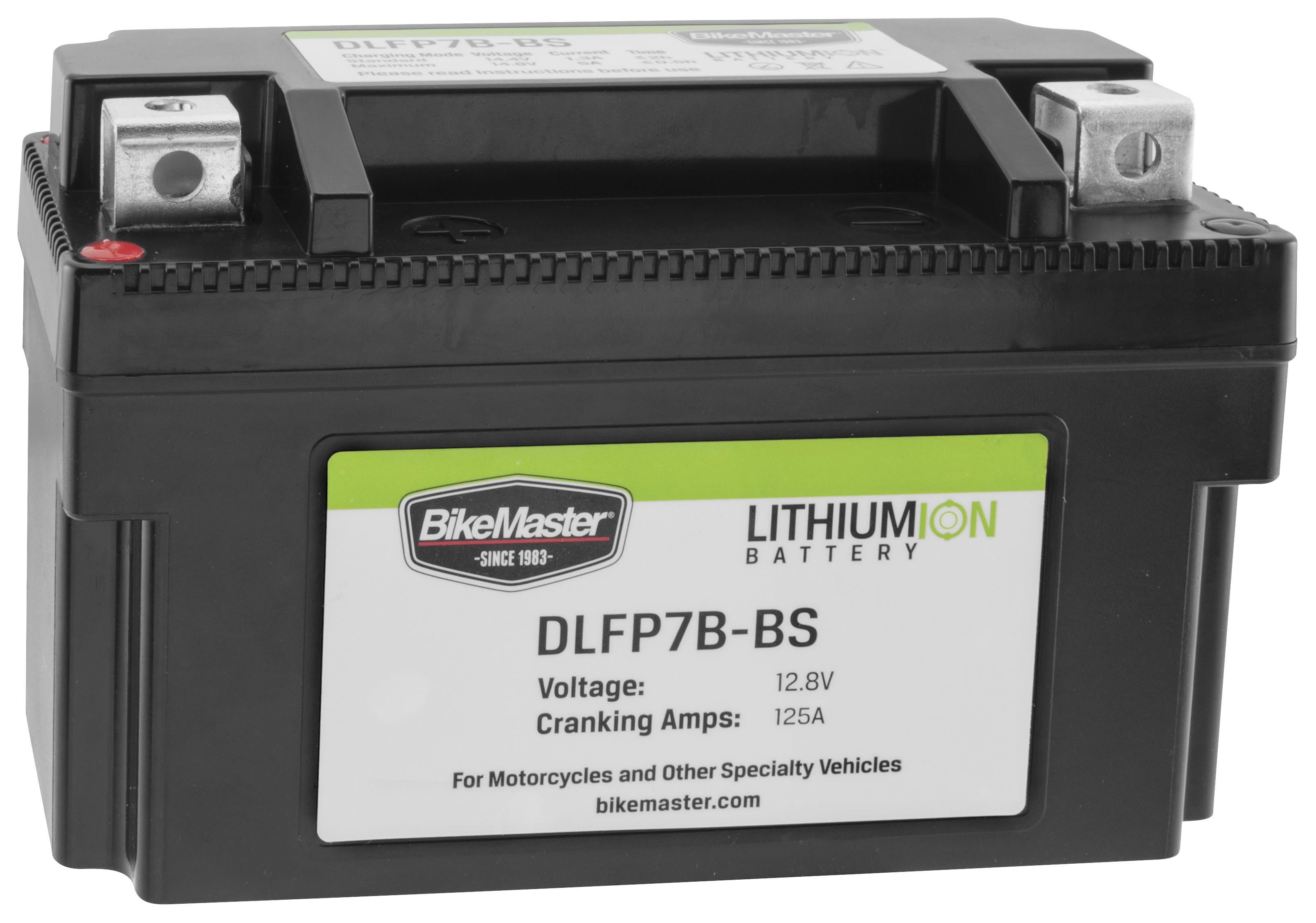 BikeMaster Lithium Ion Battery DLFP-7B-BS - RevZilla