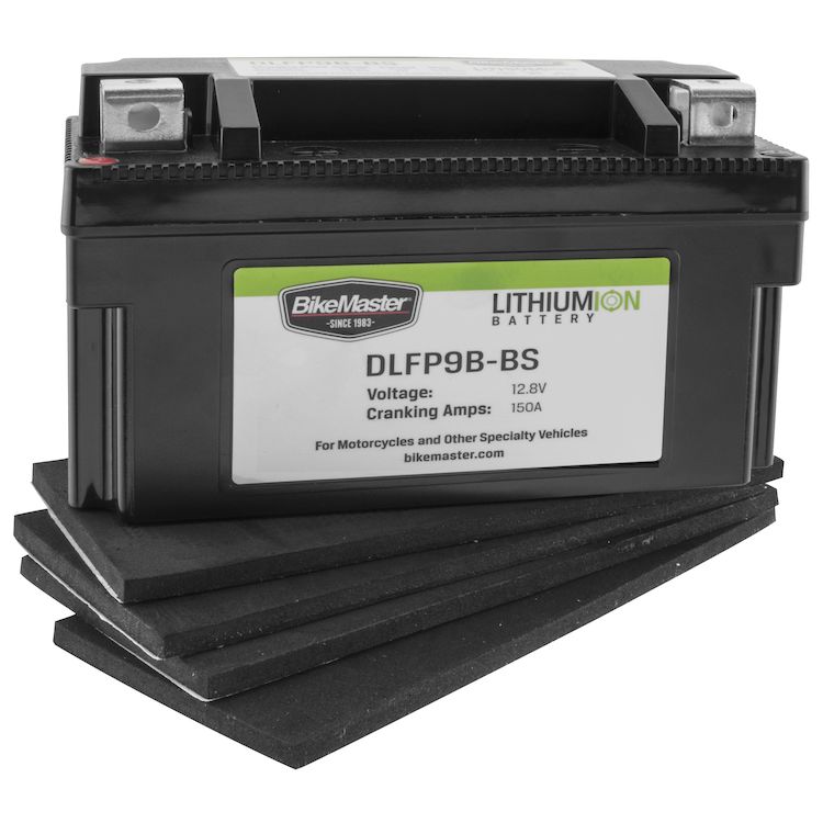 BikeMaster Lithium Ion Battery DLFP-9B-BS - RevZilla