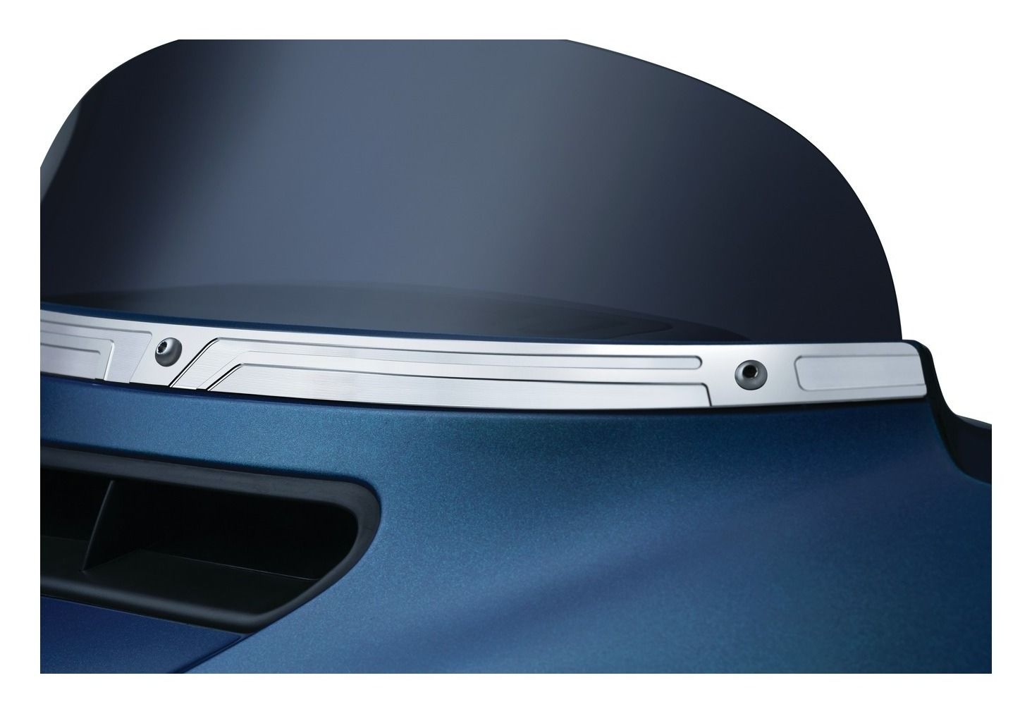 Bahn Slim Windshield Trim For Harley Touring / Trike - RevZilla