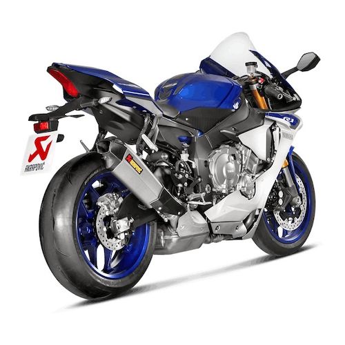 Akrapovic Slip-On Exhaust Yamaha R1 / R1M 2015-2017 - RevZilla